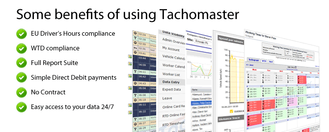 Instant tachograph analysis - digital and analogue - from Tachomaster